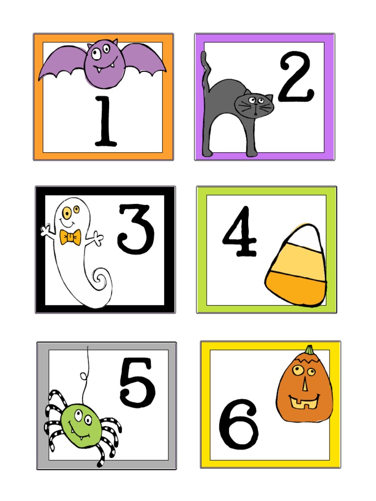 Números Halloween | PDF