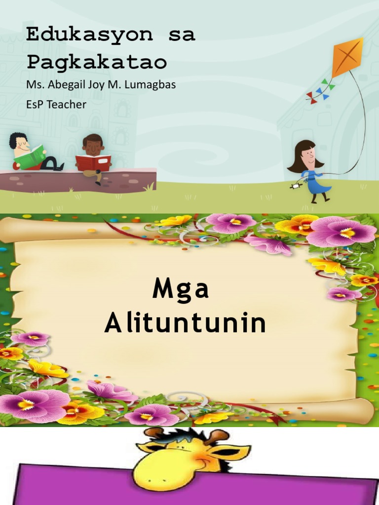 Aralin 1 Lesson | PDF