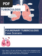A Case Study Of: Pulmonary Tubercolusis | PDF | Tuberculosis | Infection