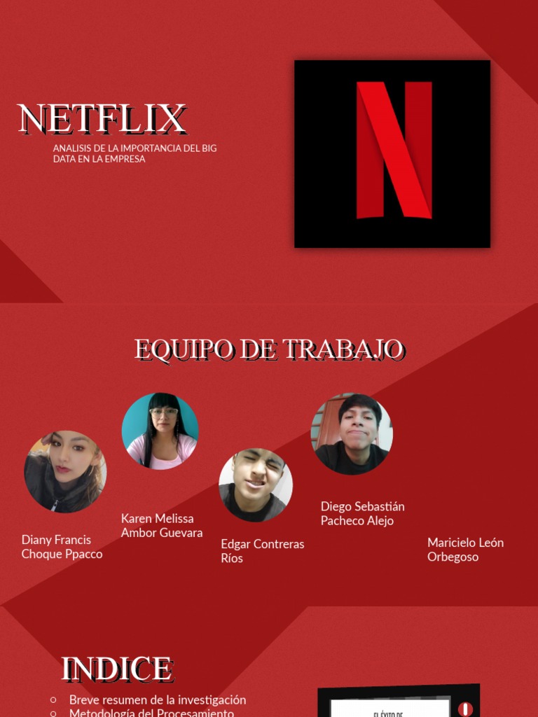Evidencia 1 | PDF | Apache Hadoop | Netflix