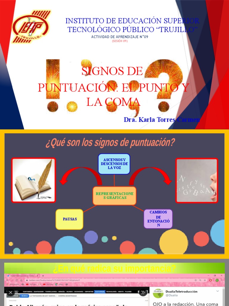 Signos de Puntuación: Punto y Coma | PDF | Coma | Puntuación
