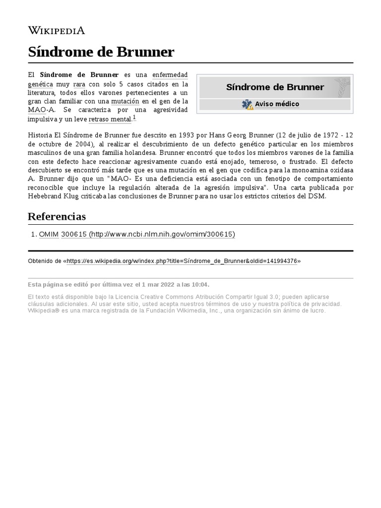 Síndrome de Brunner | PDF