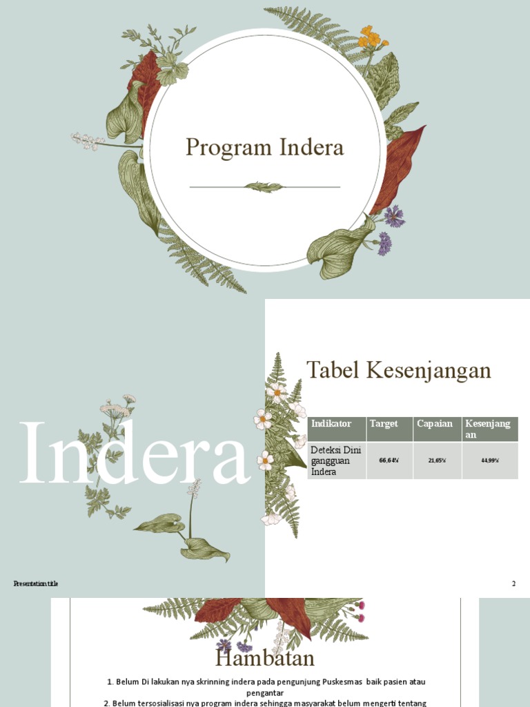 Presentasi PPT Pra Lokbul Indera | PDF