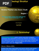 Klasifikasi dan Geometri Sesar Geologi | PDF