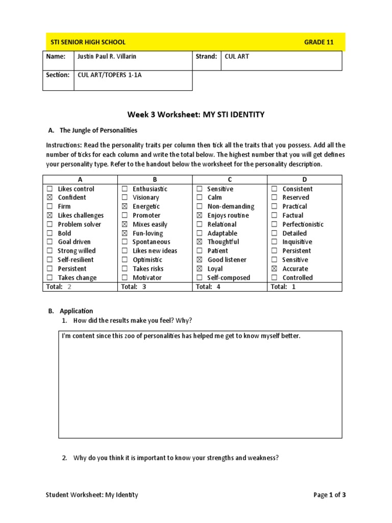Sti Week 3 Answer | PDF | Behavior Modification | Behavioural Sciences