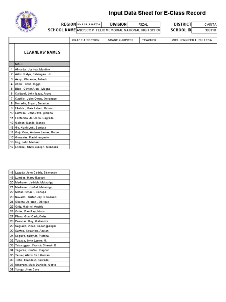 Grade 9 Jupiter Grade 2021 2022 Final | PDF