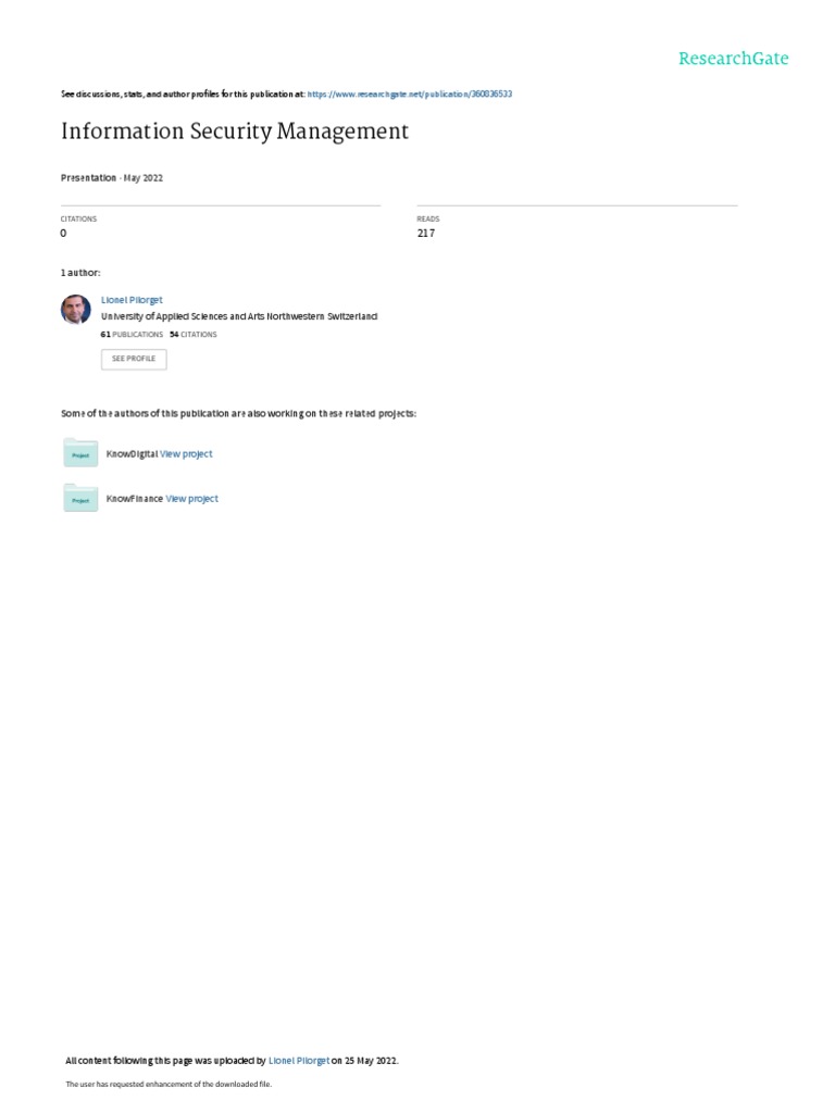 ISM en | PDF | Computer Virus | Security