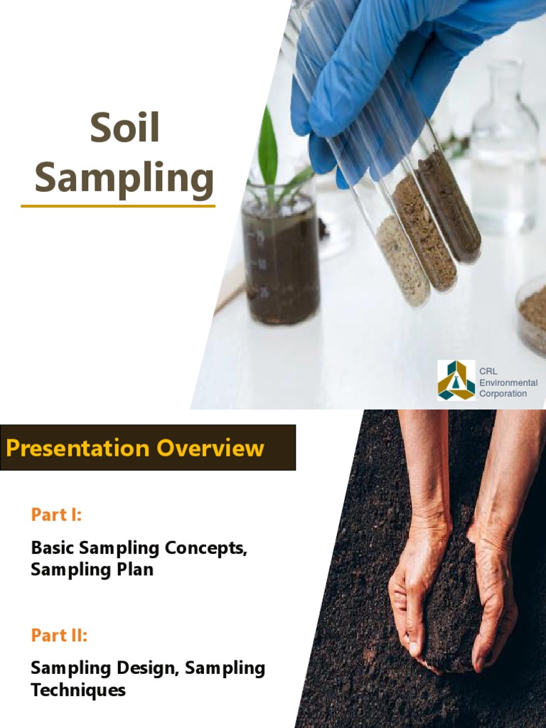 Crl-Soil Sampling-Pcapi R4a 2022 | PDF | Sampling (Statistics) | Stratified Sampling