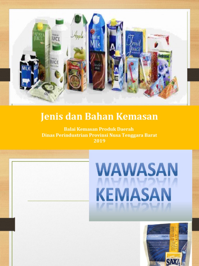 2018 - Jenis Dan Bahan Kemasan - Rev | PDF
