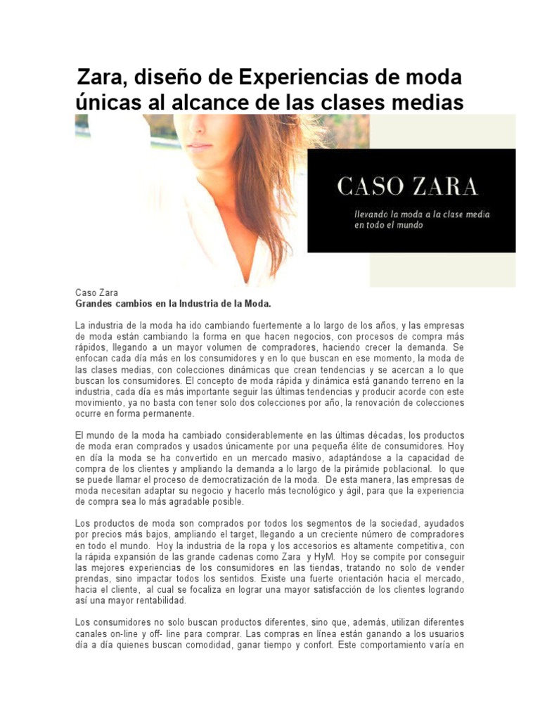 Caso Zara Rtas | PDF | Moda | Marca