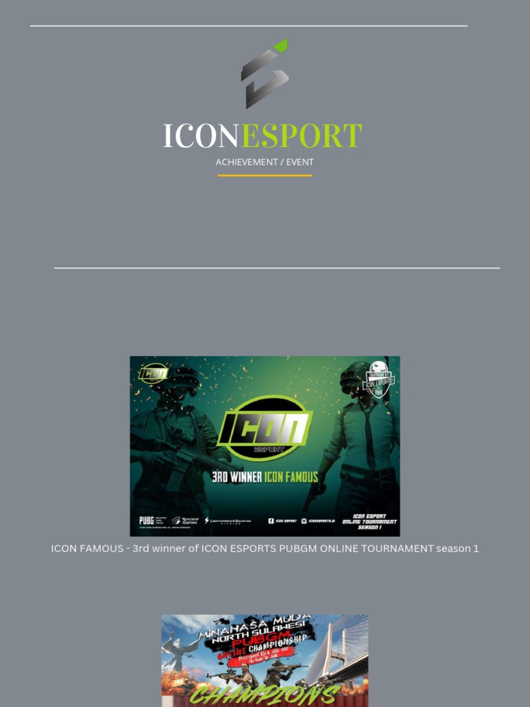 Contoh Portofolio Esport | PDF