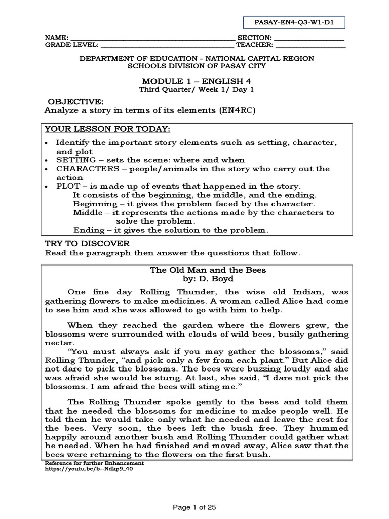 2 Pasay-Eng4-Q3-W1 | PDF | General Fiction