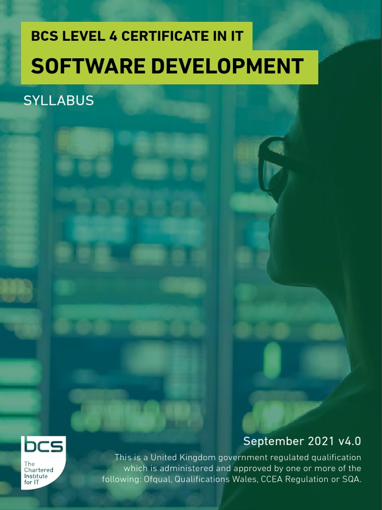 BCS Software Development Syllabus | PDF | Subroutine | Computer Programming