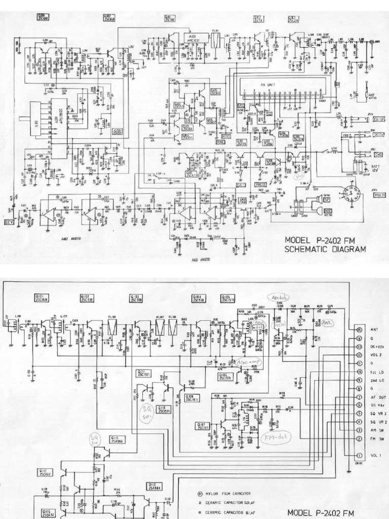Zodiac P-2402 Schematic | PDF