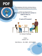Control Prenatal GPC 2016 MSP | PDF | El embarazo | Parto prematuro