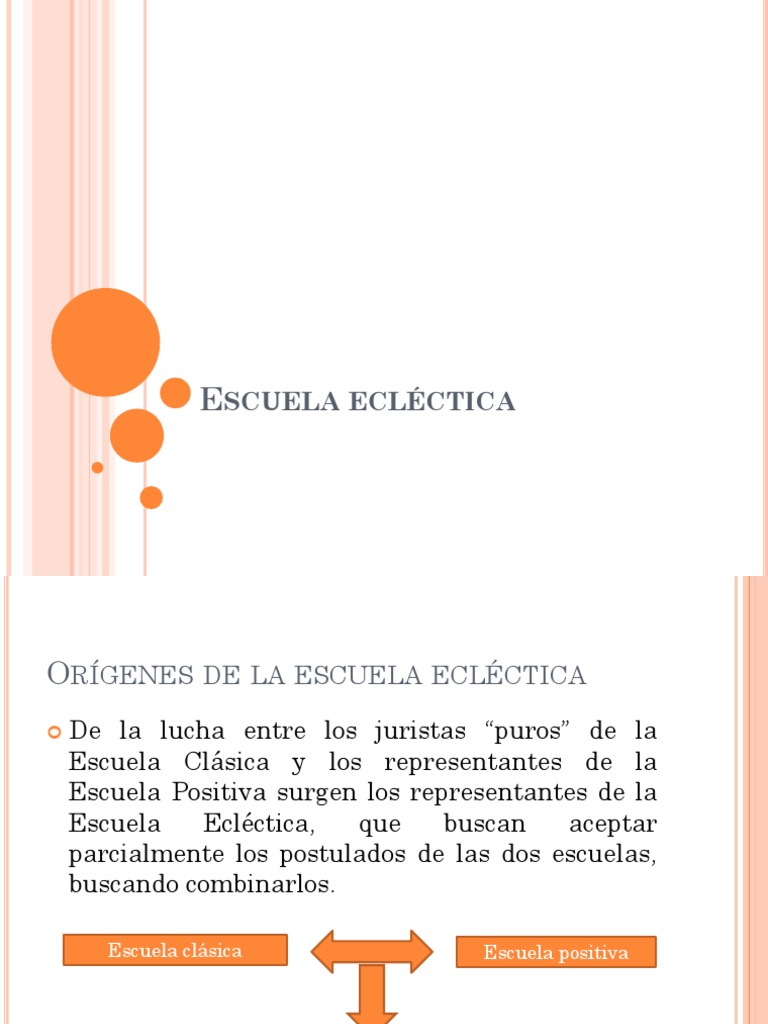 4 Escuela Ecléctica | PDF | Derecho penal | Castigos