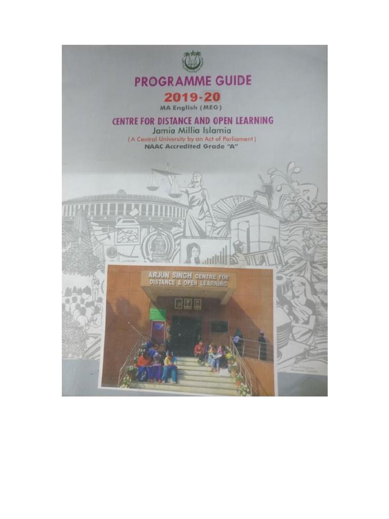 Cdol Programmes Studies Annualmode Ma English | PDF | Phoneme | Phonology