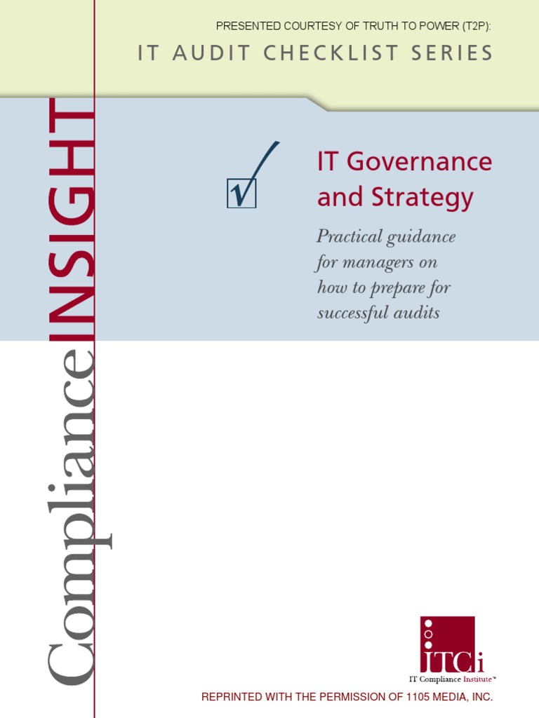 IT Governance & Strategy | PDF | Internal Audit | Audit