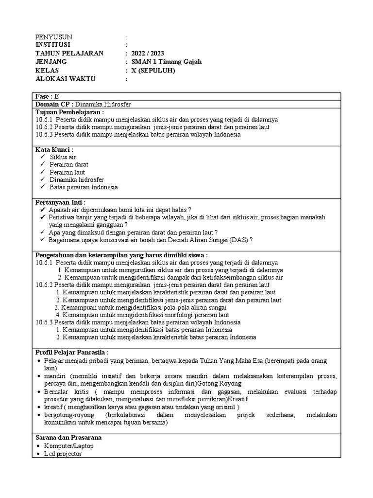 Modul Ajar 6 | PDF | Karier & Perkembangan | Kajian Bahasa Asing
