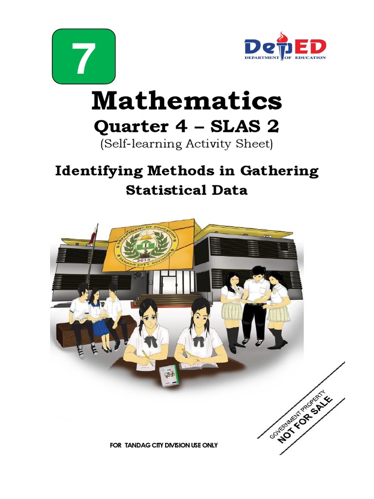 Math 7 - Q4 - W2 - Identifying Methods in ... Statistical Data - (Alngog-L.) | Download Free PDF ...
