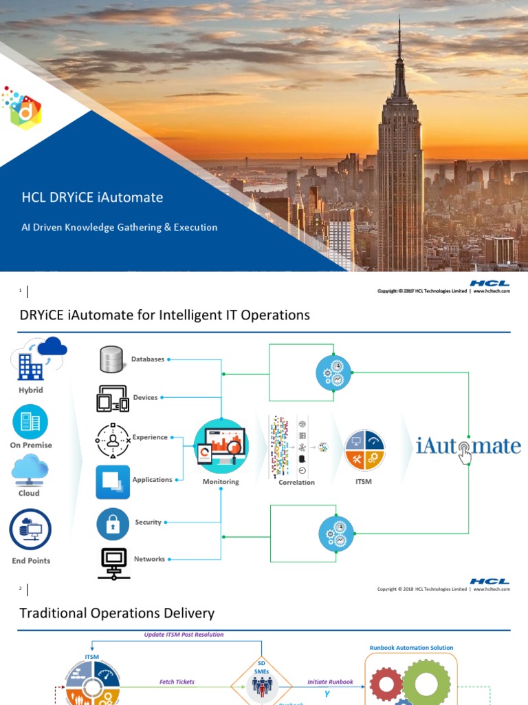 DRYiCE Iautomate | PDF | Automation | Cloud Computing