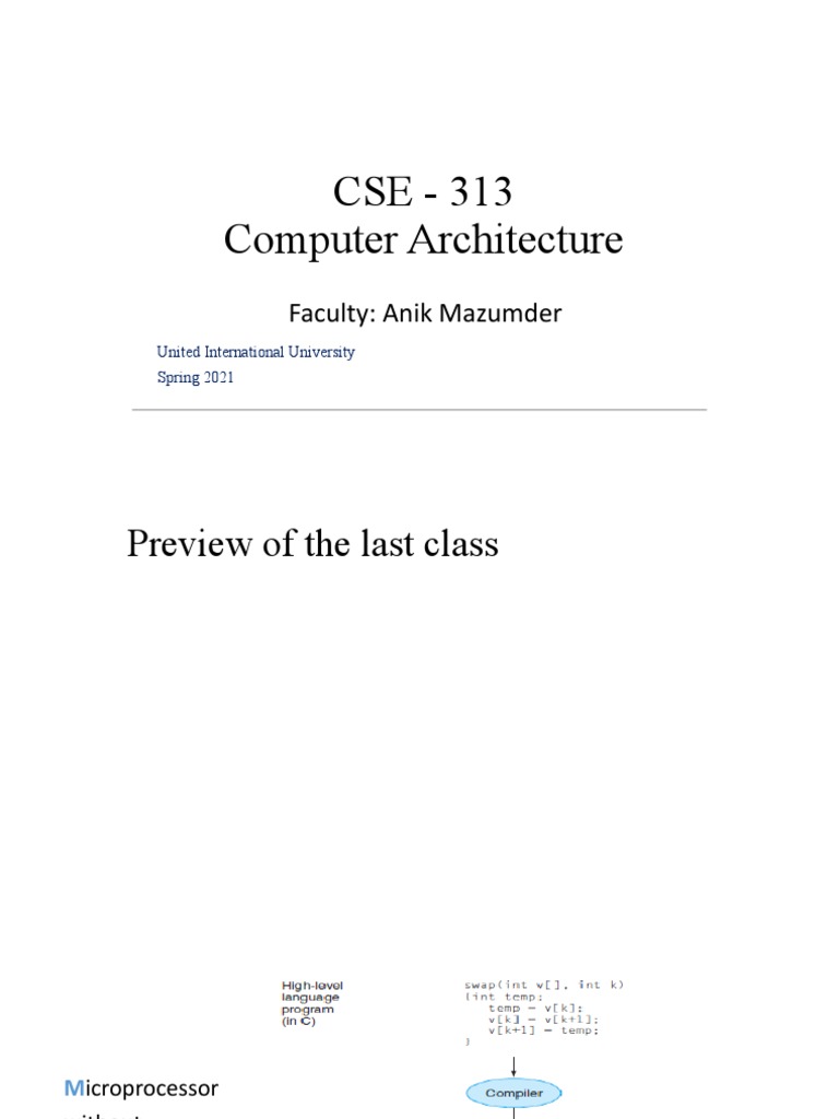 Ca Lecture 2 | PDF | Random Access Memory | Computer Memory