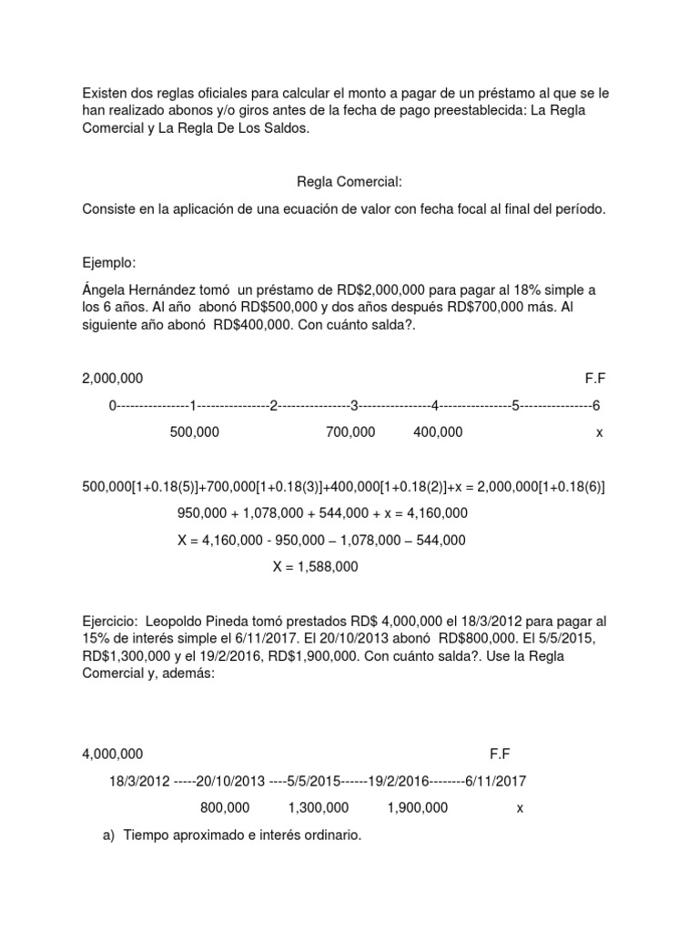 Regla Comercial. Tarea 3,2 | PDF