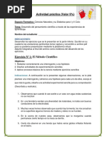 Actividades del Método Científico en Secundaria | PDF | Método ...
