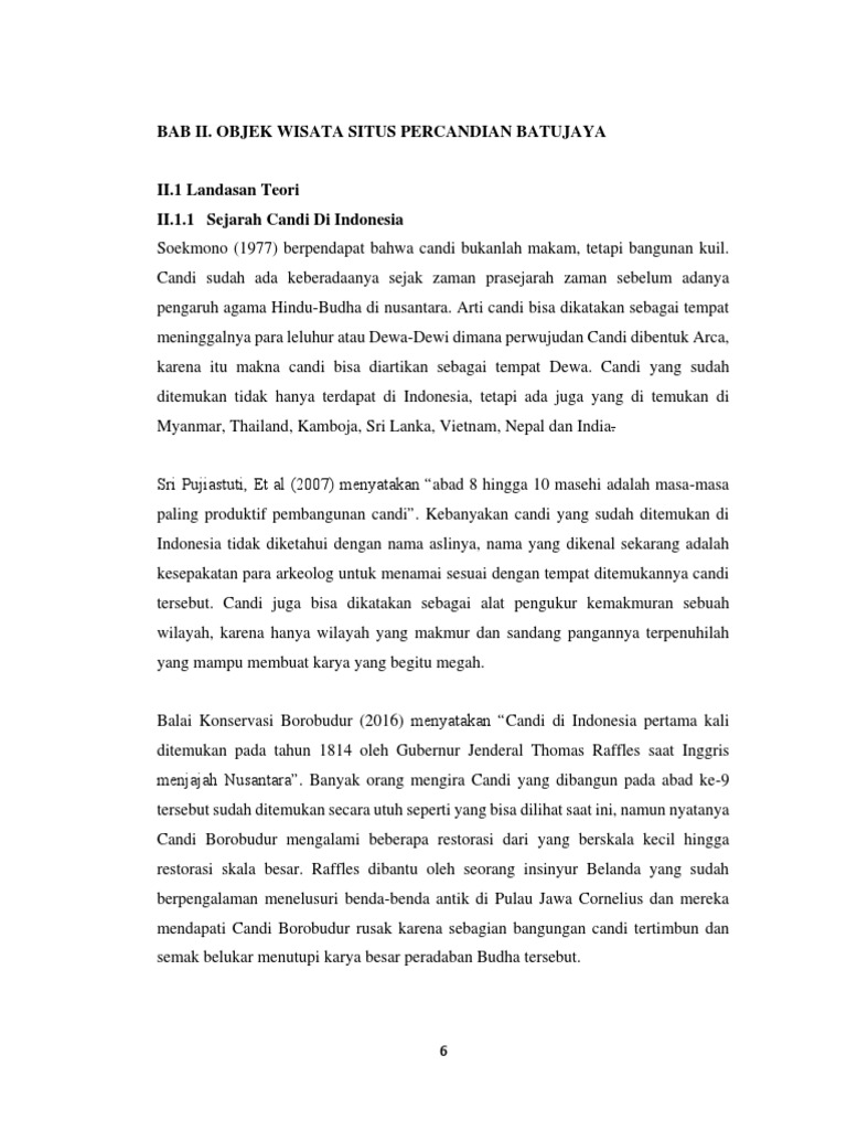 Situs Percandian Batujaya: Sejarah dan Keunikan | PDF
