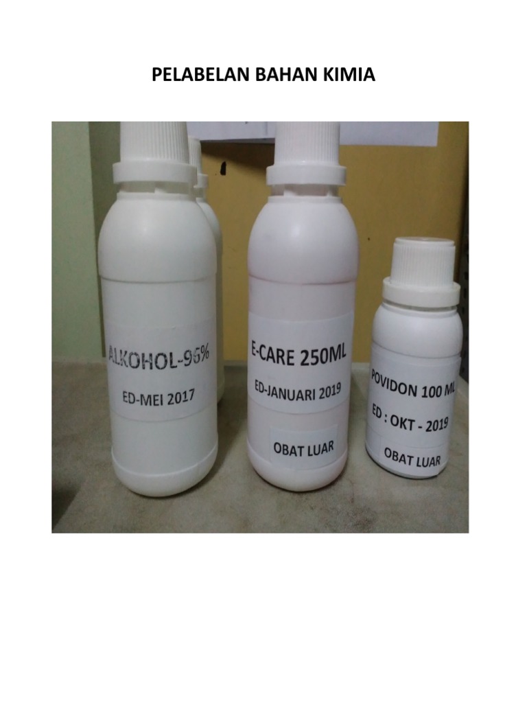 Pelabelan Bahan Kimia | PDF