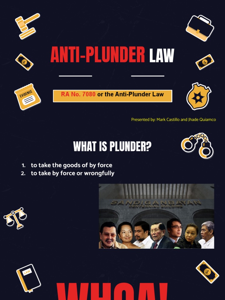 Anti Plunder Act | PDF | Crimes | Crime & Violence