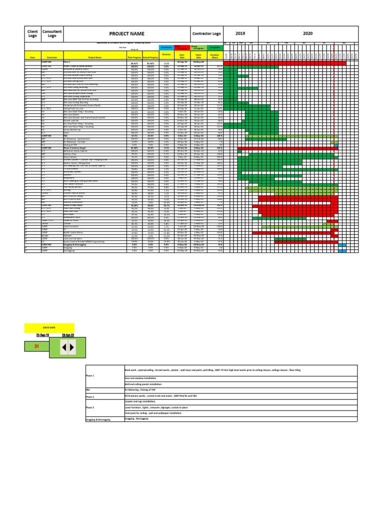 Excel Program of Works | PDF | Tile | Building Technology