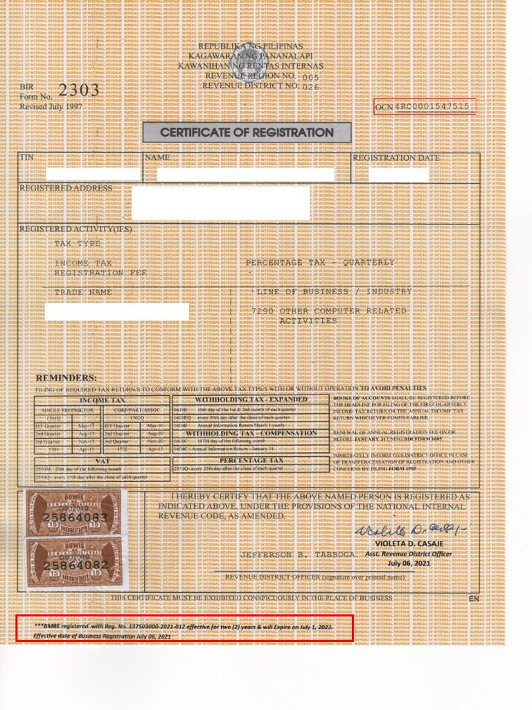 Sample-COR For An Employee Yes | PDF