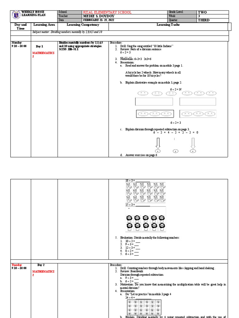 DLP Math 2 | Download Free PDF | Mathematics | Cognitive Science