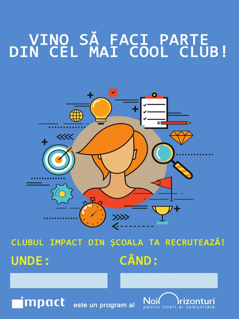 Model-afis-de-recrutare-membri-IMPACT_fundal-albastru | PDF