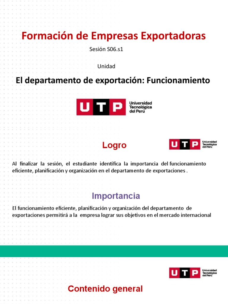 S06.s1 Material PRE | PDF | Exportaciones | Business