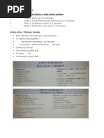 Ecce Speaking Tests - Set 1 | PDF | English Language