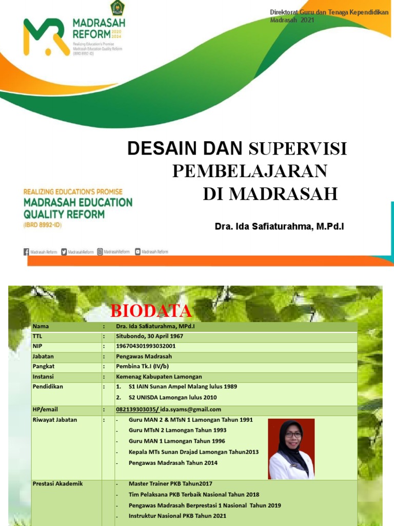 Kebijakan Supervisi Pembelajaran di Madrasah | PDF