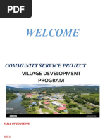 Program Book For Community Service Project | PDF | Disciplines | Community