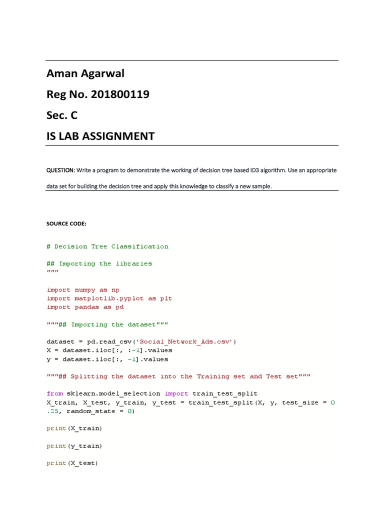 Is Lab Aman Agarwal PDF | PDF | Learning | Computer Data