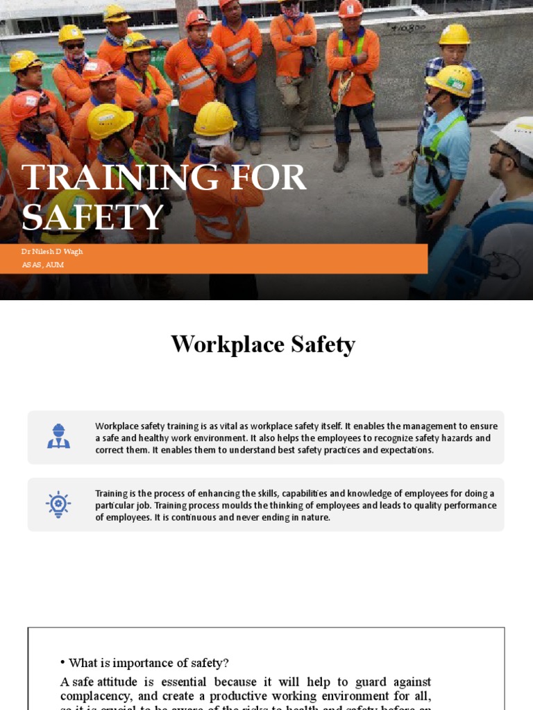 Safety Training Program Development | PDF | Occupational Safety And ...