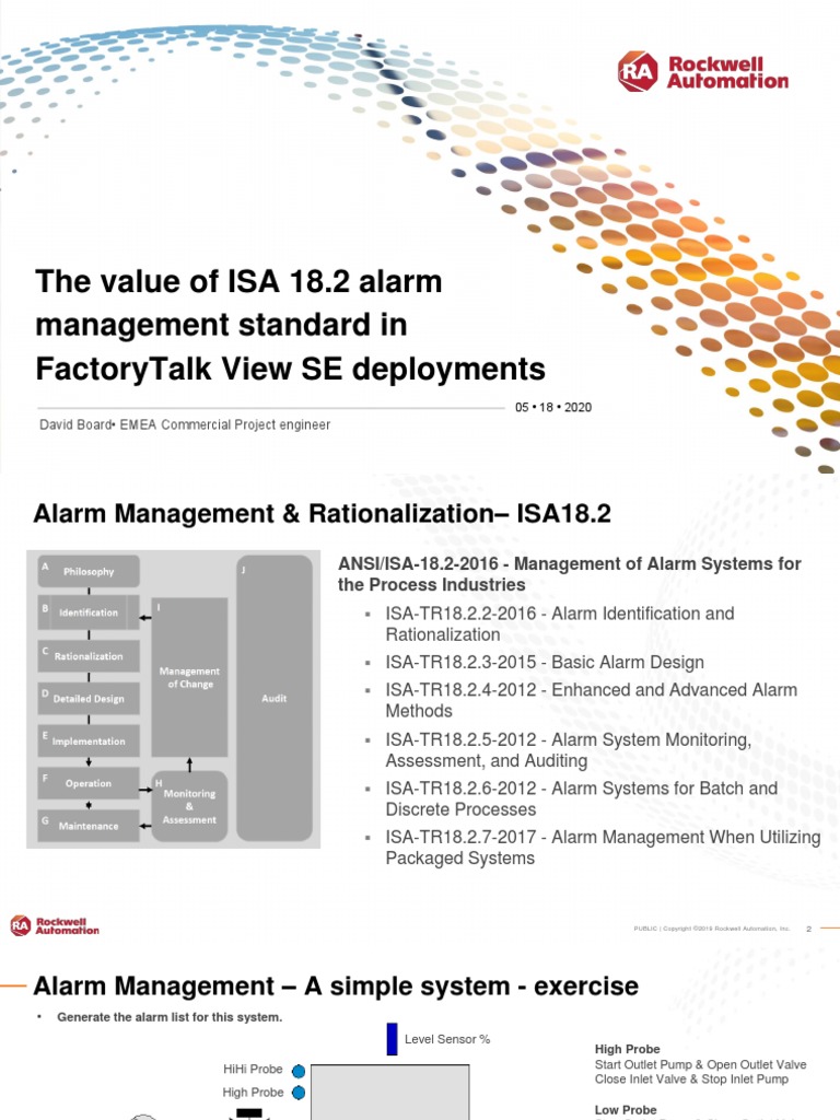ISA18 2 Customer Facing F2 20200515 | PDF | Benchmarking | Automation