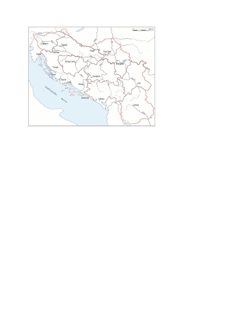 Kraljevina Jugoslavija - banovine, karta | PDF