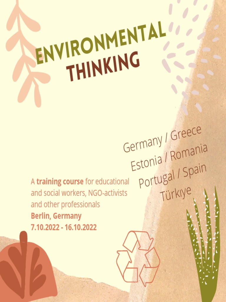 Environmental Thinking Training 7 16.10.2022 | PDF | Sustainability