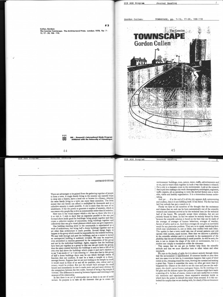 CULLEN - The Concise Townscape - The Architectural Press - 1978 | PDF