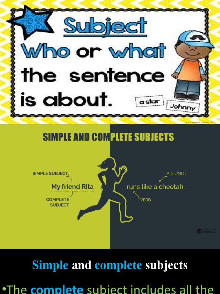 Complete and Simple Subject Gr.4 | PDF