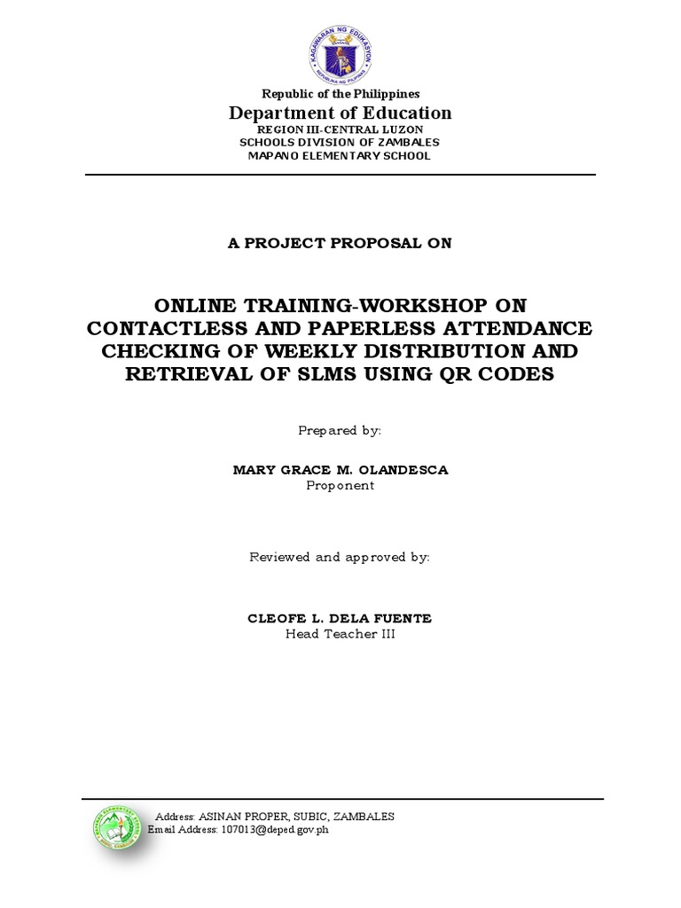 QR LAC Session Proposal | PDF