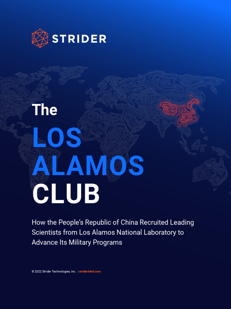 Strider Los Alamos Report | PDF | China | World Politics