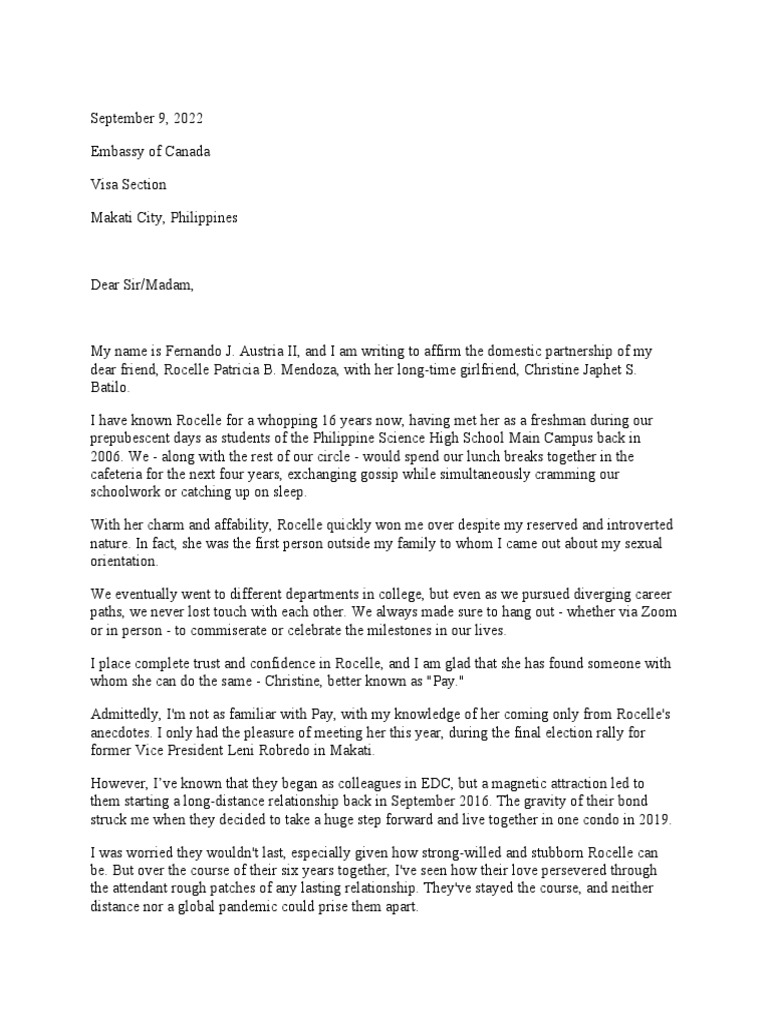 Rocelle Letter | PDF