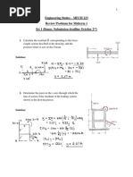 Engineering Statics Exercises | PDF | Force | Mechanics